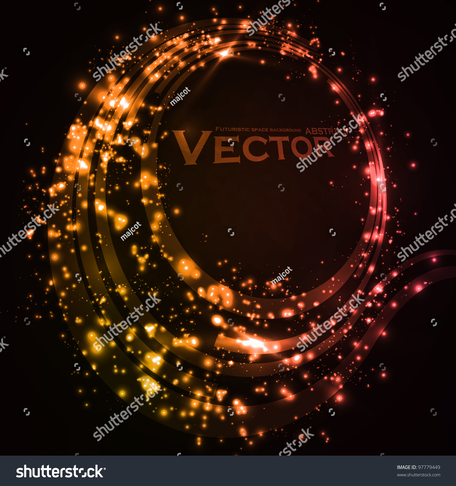 Abstract Vector Background Creative Dynamic Element Stock Vector ...