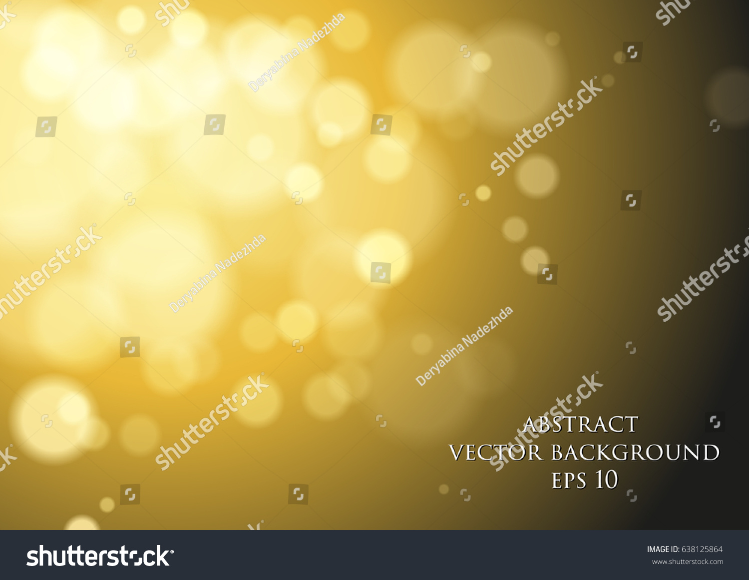 Abstract Vector Background Bokeh Effect Blur Stock Vector (Royalty Free ...