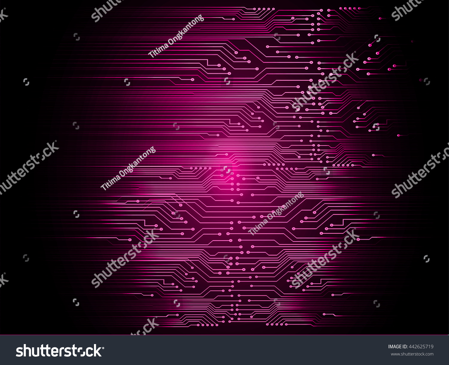 Abstract Vector Background High Tech Pink Stock Vector (Royalty Free ...