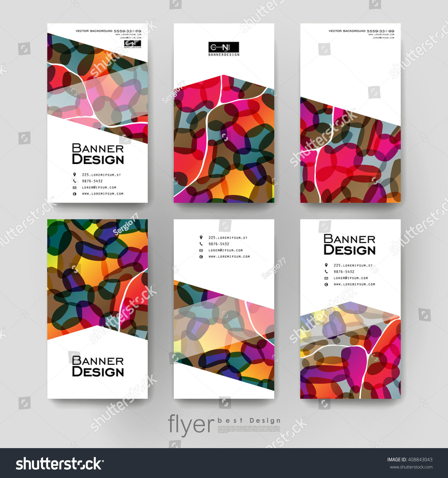 Abstract Vector Brochure Template Flyer Layout Stock Vector (Royalty ...
