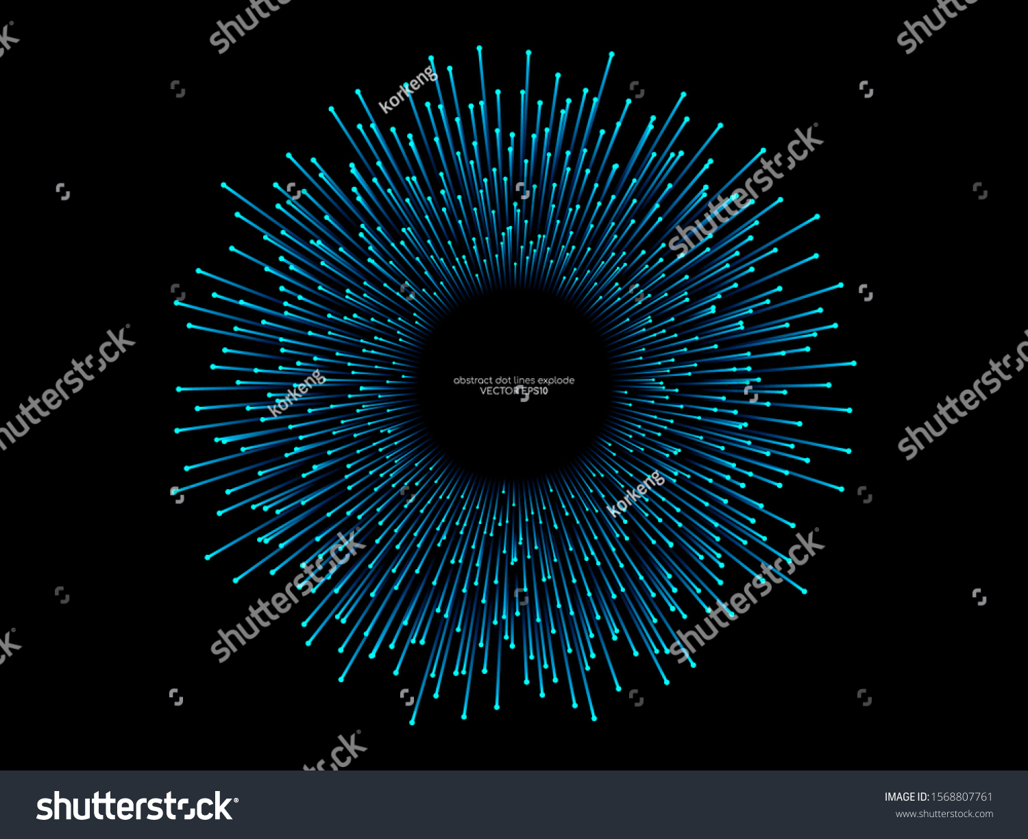 Abstract Vector Explosion Lines Equalizer Pattern Stock Vector (Royalty ...