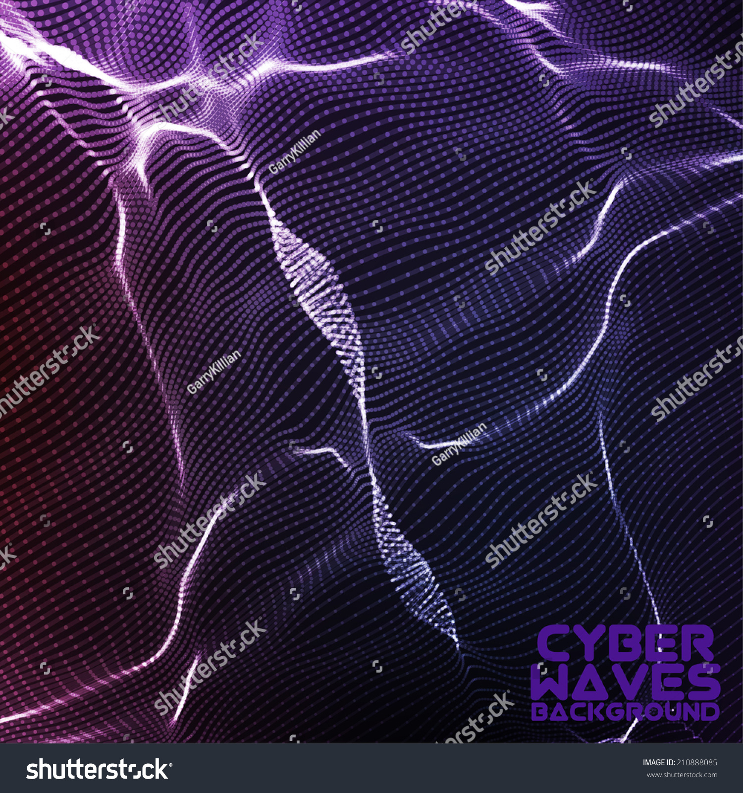Abstract Vector Mesh Background Point Cloud Stock Vector (Royalty Free ...