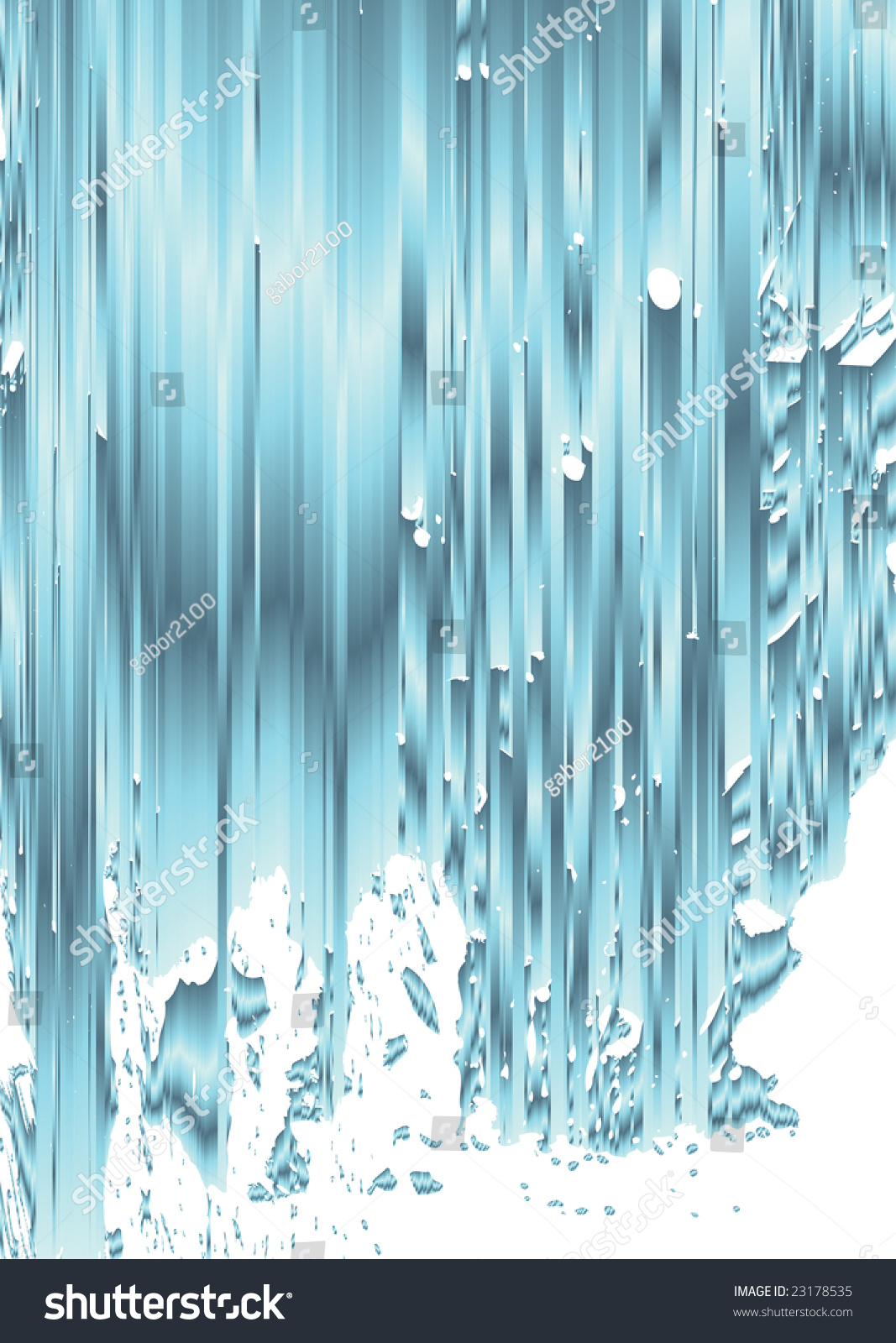 Abstract Vector Waterfall Design Illustration - 23178535 : Shutterstock