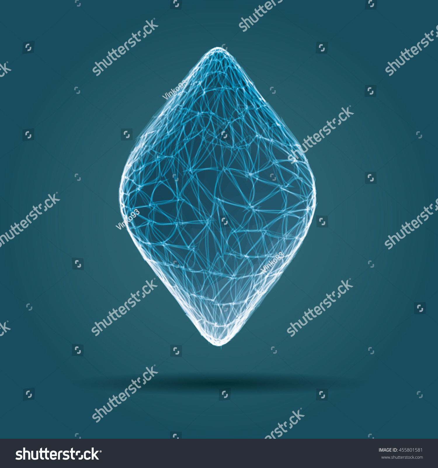 Abstract Water Drop Vector Illustration Stock Vector (Royalty Free ...