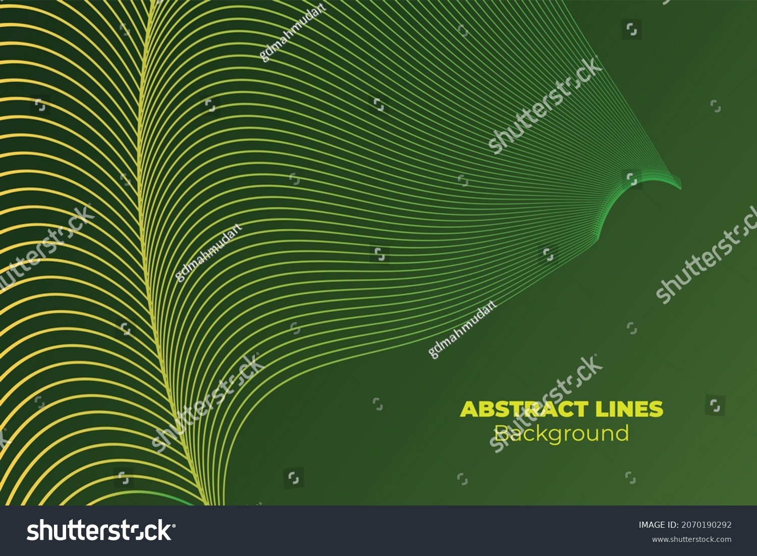 Abstract Wave Lines Background Vector Modern Stock Vector (Royalty Free ...