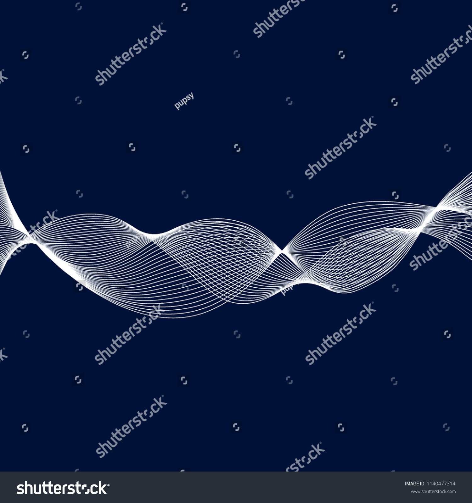 Abstract Wave Vector Element Design Vector Stock Vector (Royalty Free ...