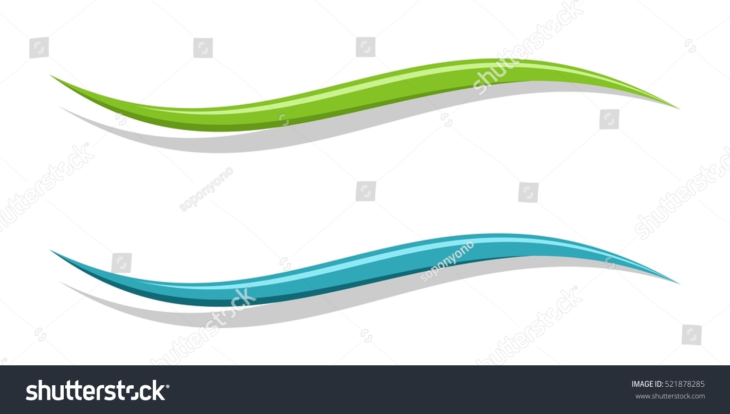 Abstract Wave Vector Logo Template Illustration Stock Vector (Royalty ...