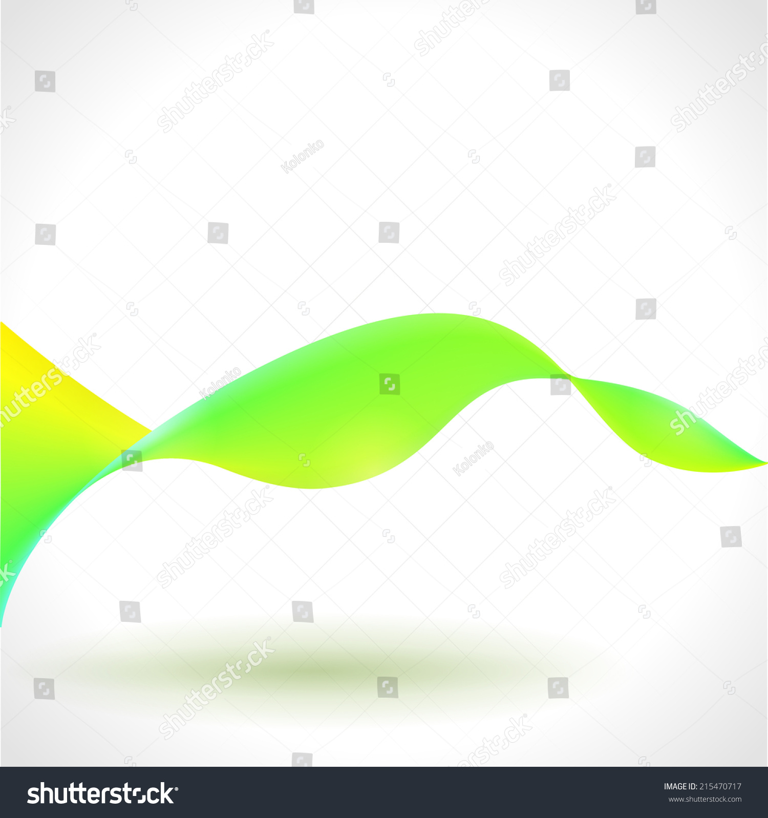 Abstract Waves Background Green Simple Design Stock Vector (Royalty ...