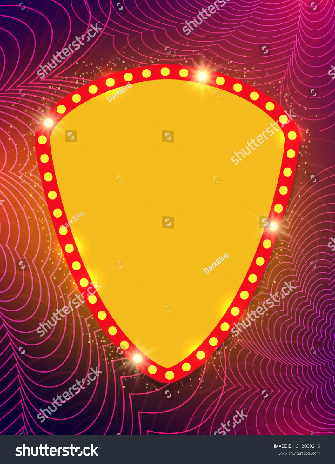 Abstract Waves Dynamic Background Shining Banner: vector de stock ...