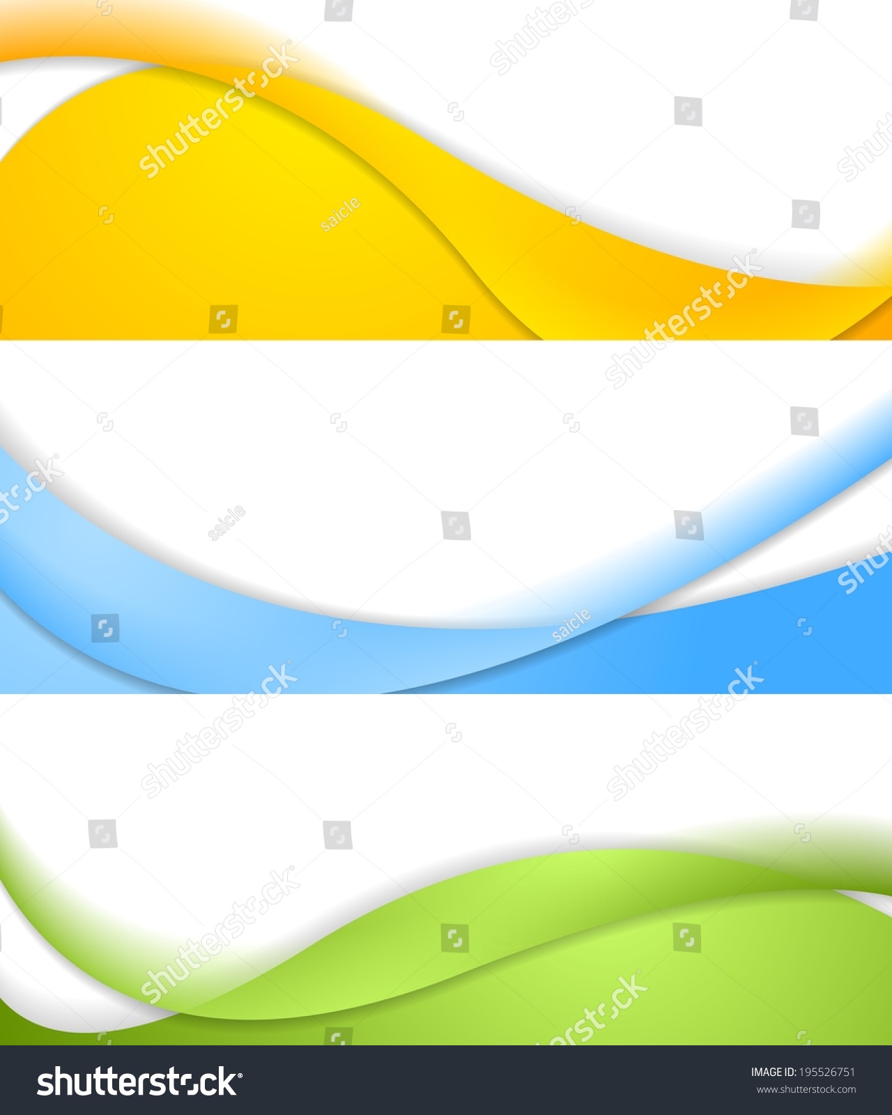 Abstract Wavy Banners Vector Design Stock Vector (Royalty Free ...