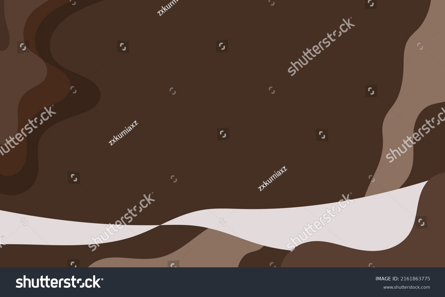 Vektor Stok Abstract Wavy Chocolate Background Design (Tanpa Royalti ...
