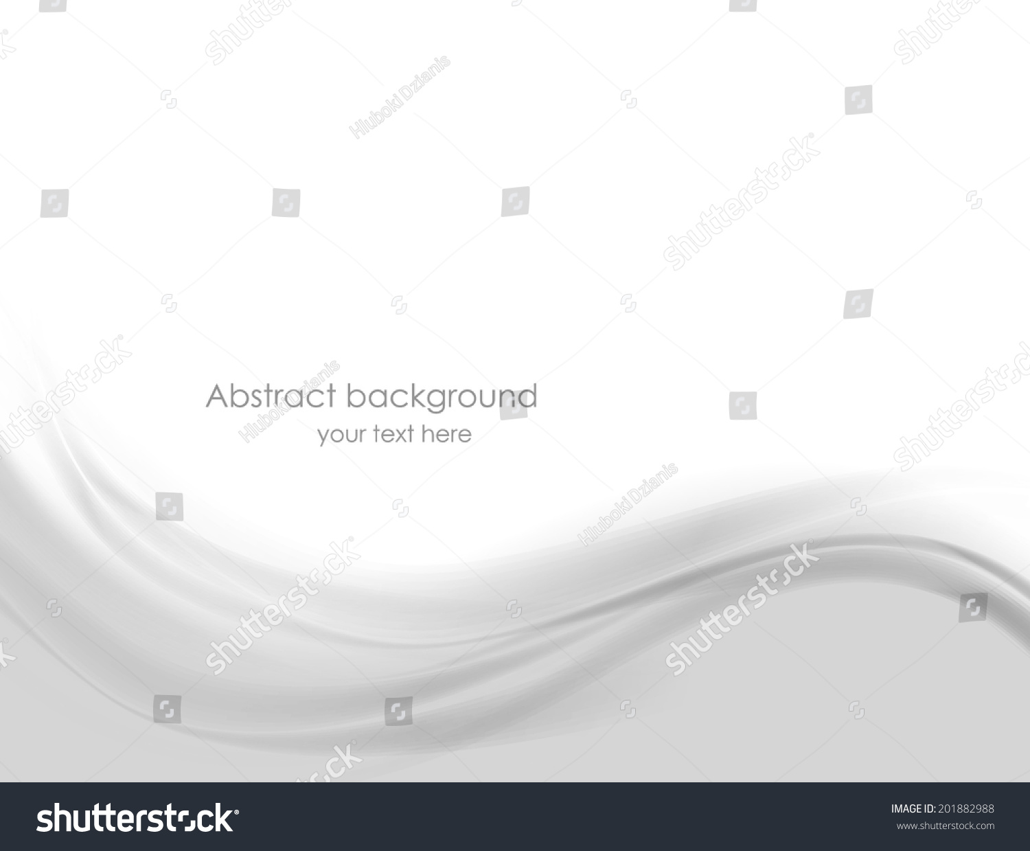 Abstract Wavy Gray Background Stock Vector (Royalty Free) 201882988 ...