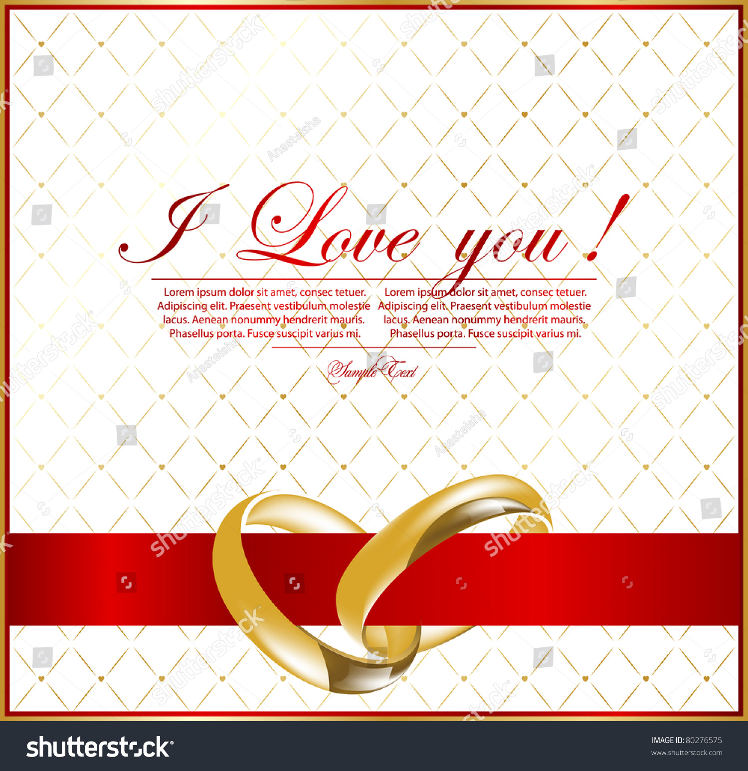 Abstract Wedding Background Design Stock Vector (Royalty Free) 80276575 ...