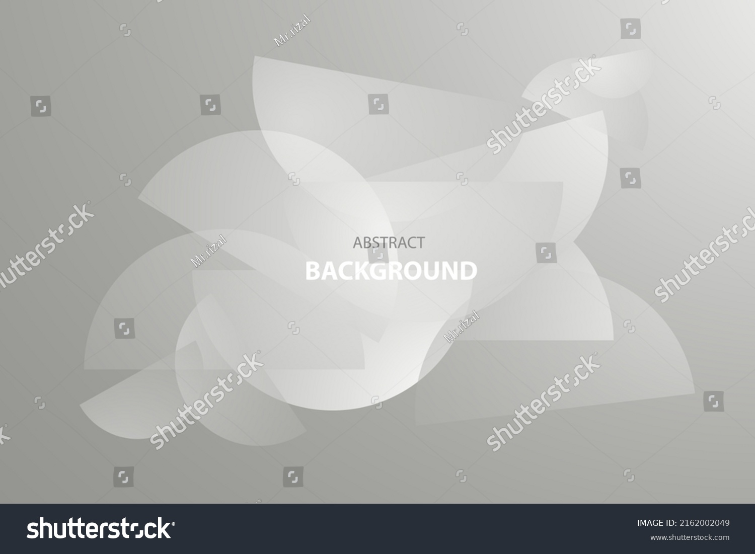 Abstract White Gray Semi Circle Background Stock Vector (Royalty Free ...