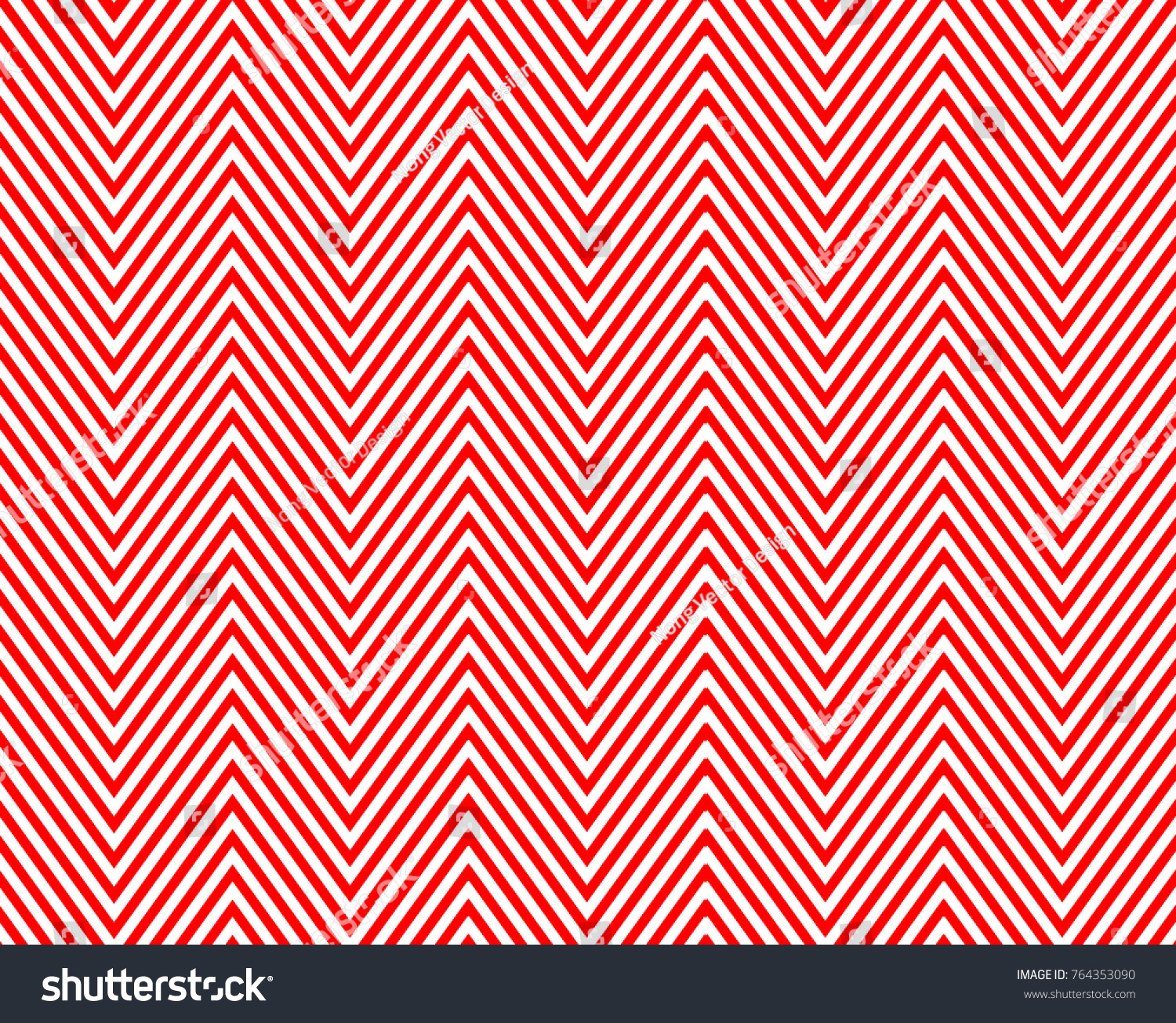 Abstract White Red Zig Zag Line Stock Vector (Royalty Free) 764353090
