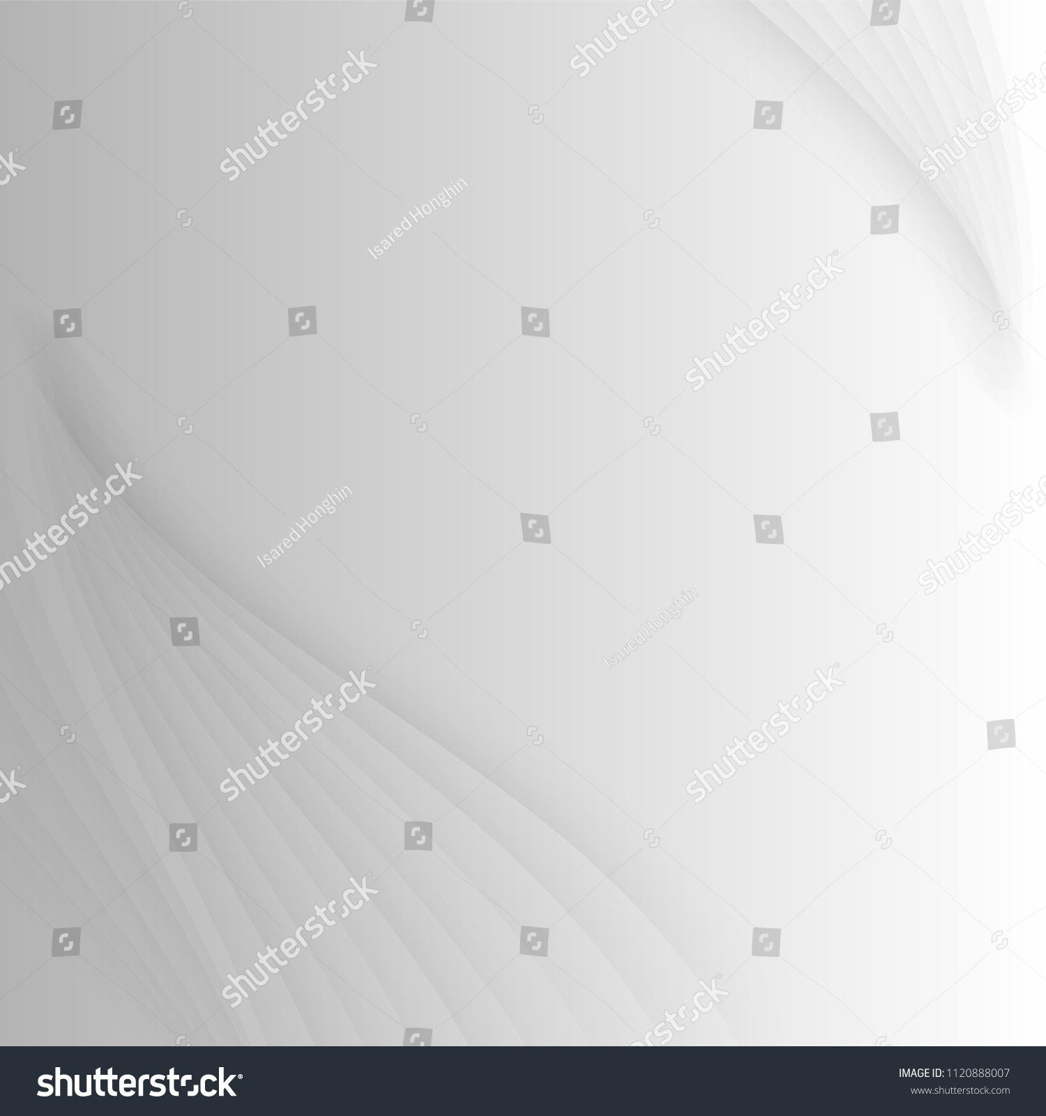 Abstract White Gradient Backgroundvector Illustration Curve: เวกเตอร์ ...