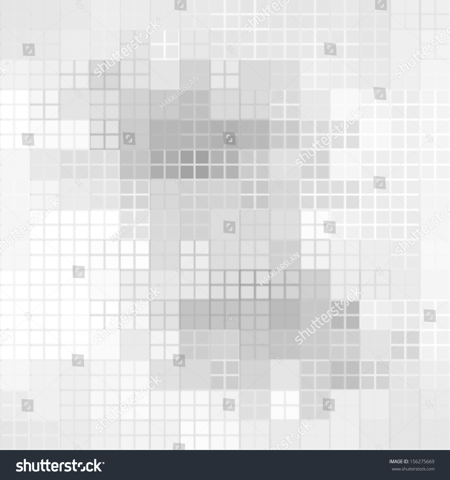 Abstract White Pixel Background Stock Vector Illustration 156275669 ...
