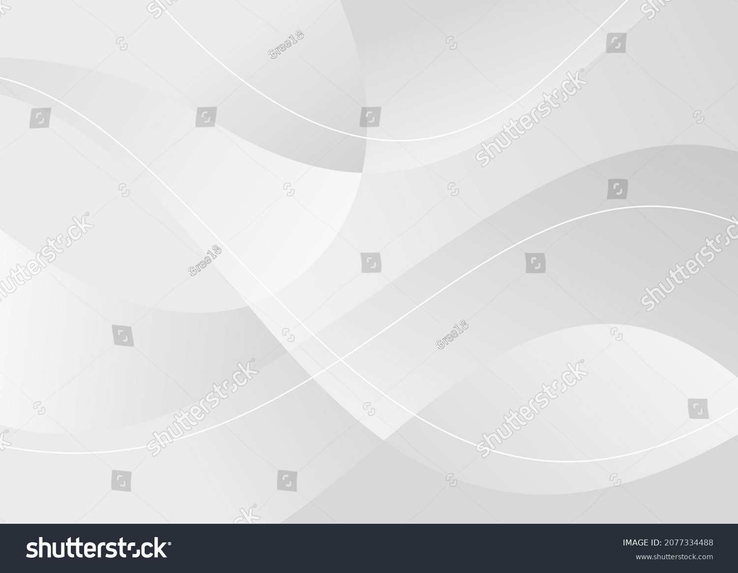 Abstract White Shade Background Wave Background Stock Vector (Royalty ...