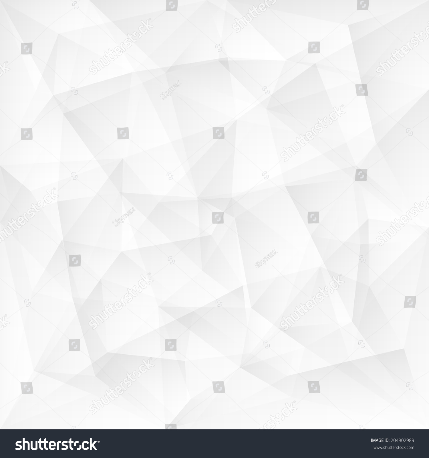 Abstract White Triangle Polygonal Background Vector Stock Vector ...