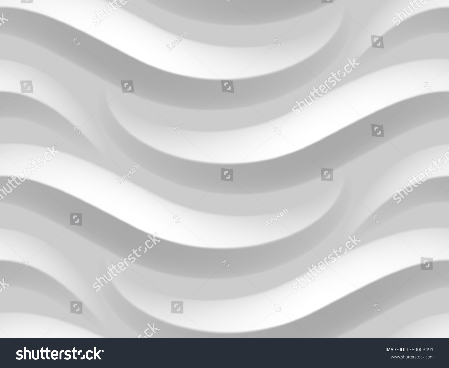 Abstract White Wavy 3d Texture Background Stock Vector (Royalty Free ...