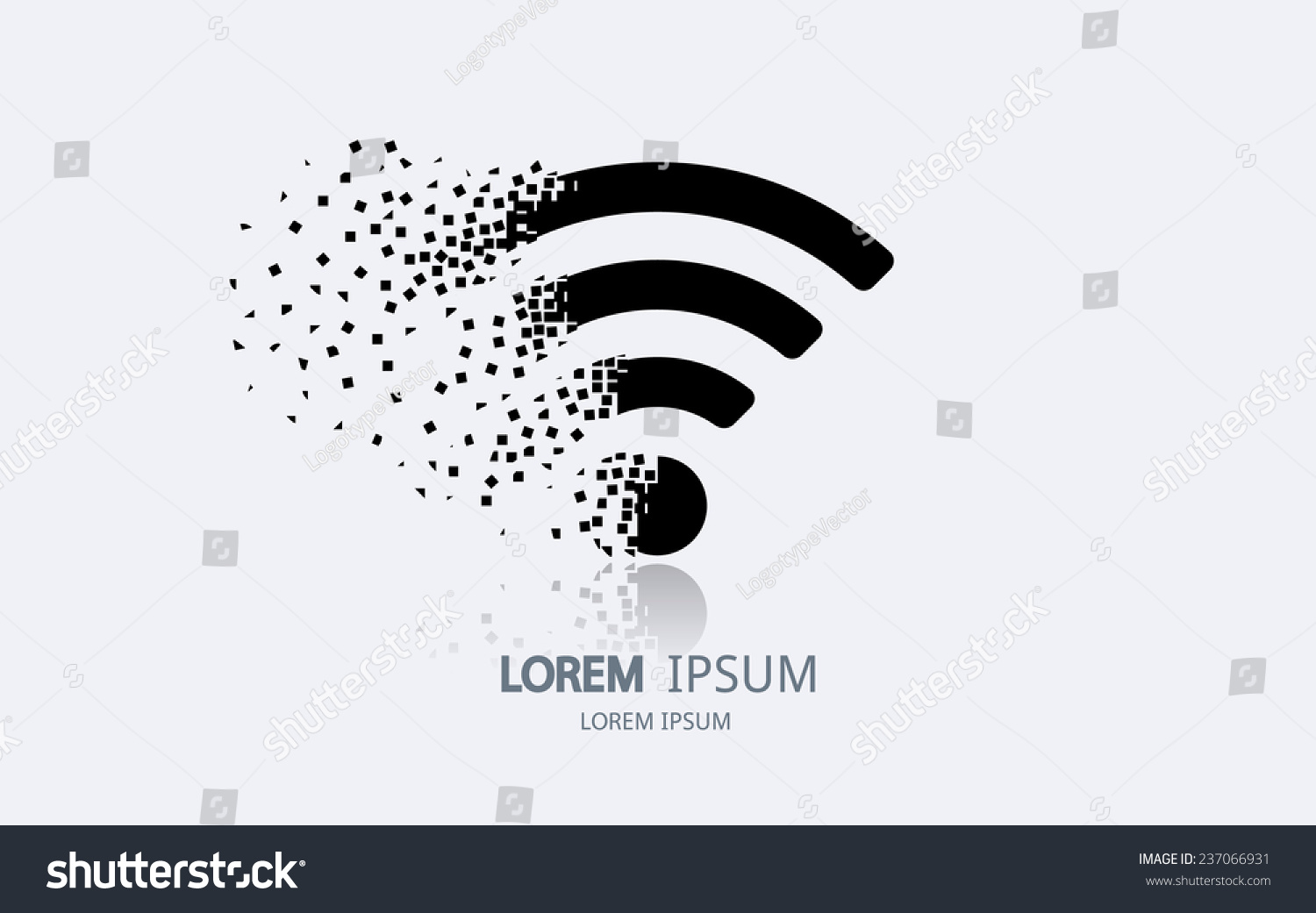 Abstract Wifi Logo Vector Logotype Design Stock Vector (Royalty Free ...
