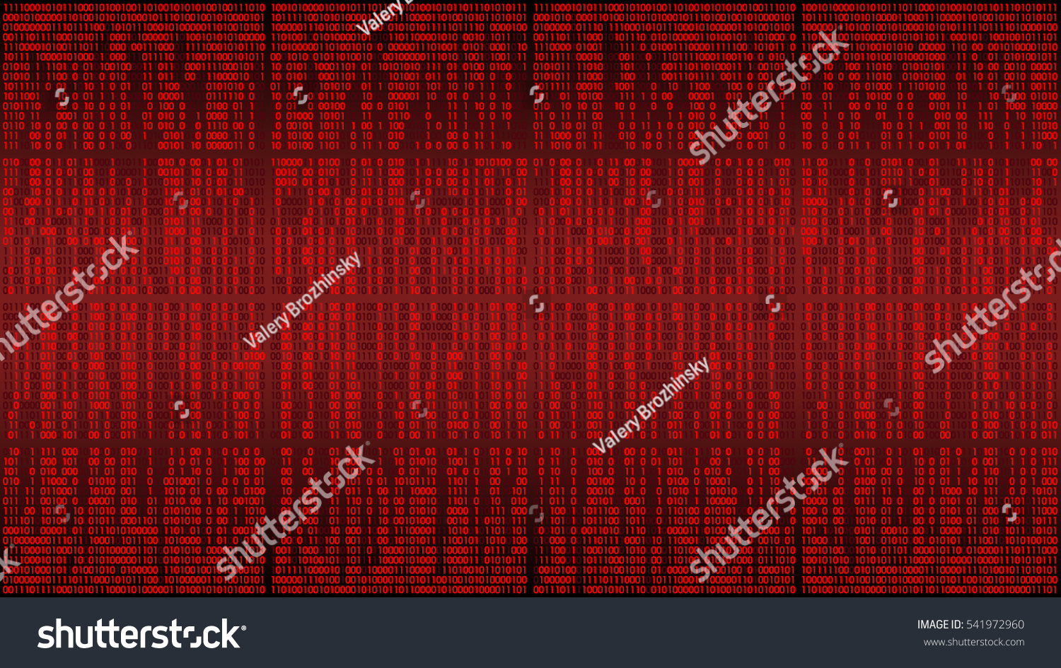 Abstract Digital Lines Binary Code Hightech Stock Vector (Royalty Free) 541972960