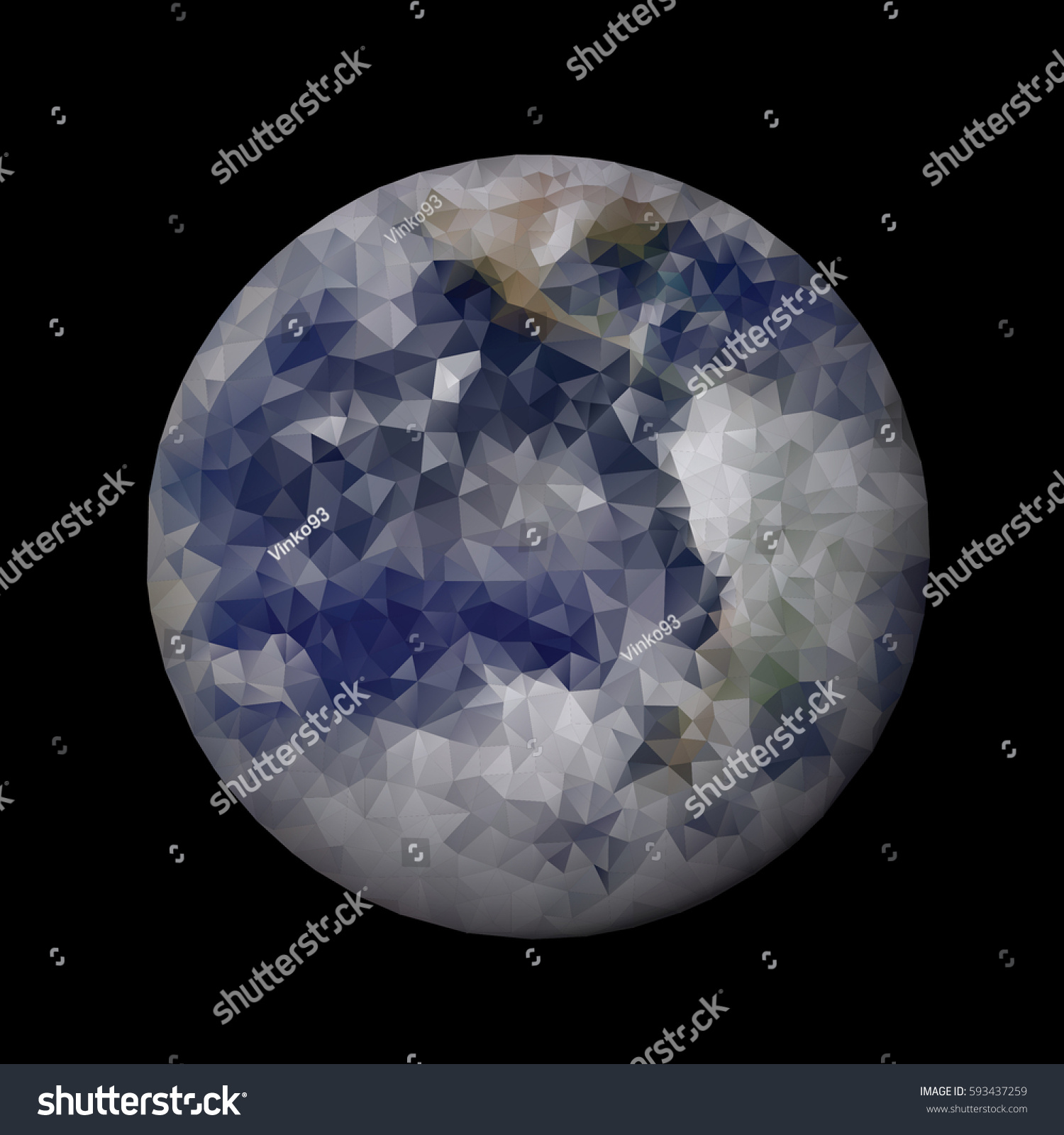 Abstract World Globe Vector Illustration Stock Vector (Royalty Free ...