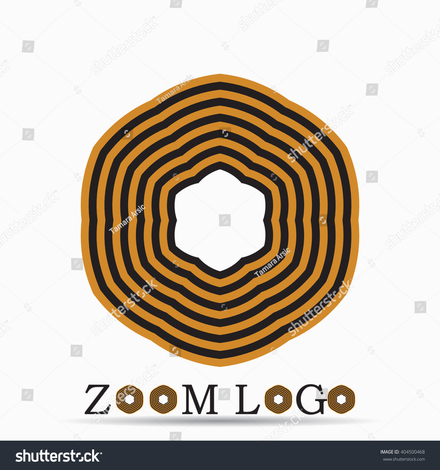 Abstract Zoom Logo Design Stock Vector (Royalty Free) 404500468 ...