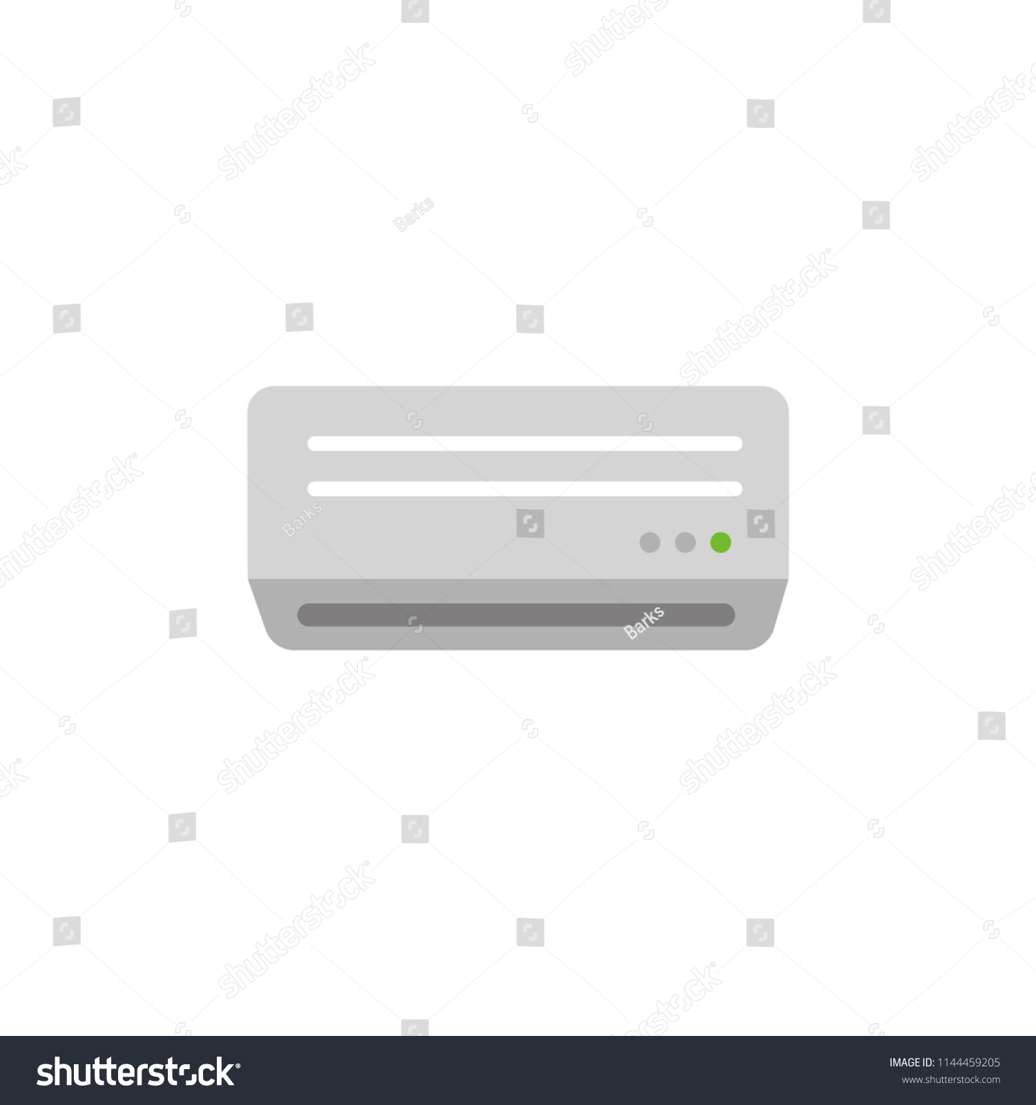 Ac Air Conditioner Illustration Stock Vector (Royalty Free) 1144459205 ...