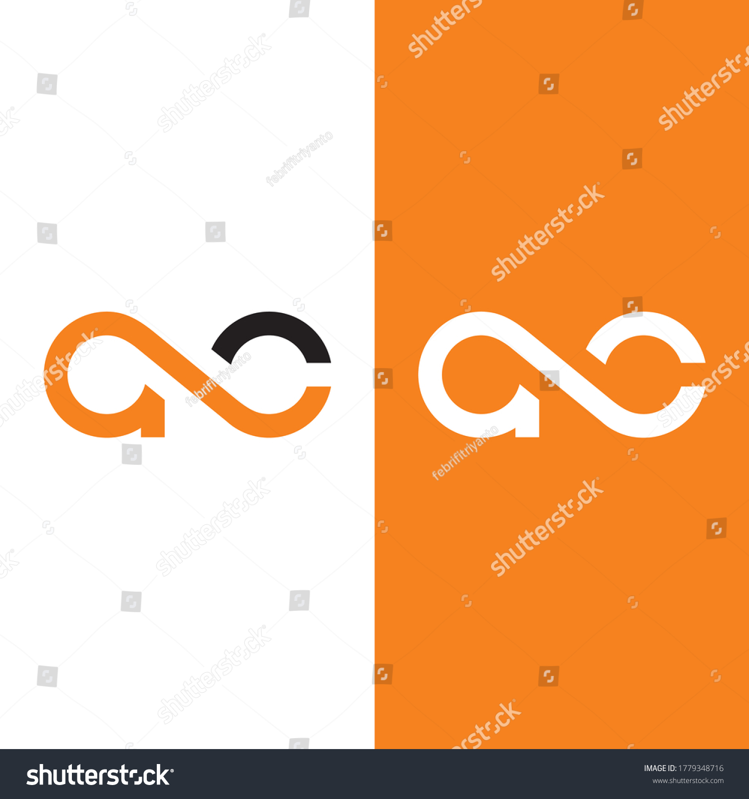Ac Initial Logo Design Vector: vetor stock (livre de direitos) 1779348716 Ac Initial Logo Design Vector: vetor stock (livre de direitos) 1779348716