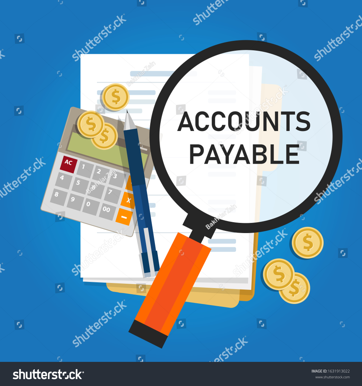 Accounts Payable Accounting Term Within General Stock Vector (Royalty ... Accounts Payable Accounting Term Within General Stock Vector (Royalty ...