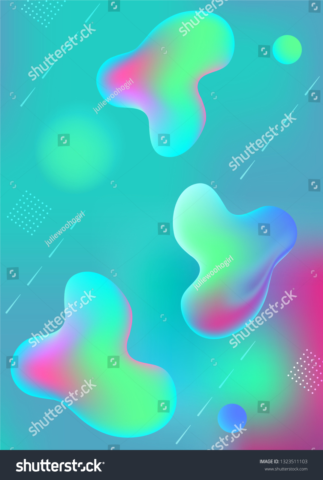 Acid Neon Abstract Backdrop Stock Vector (Royalty Free) 1323511103 ...