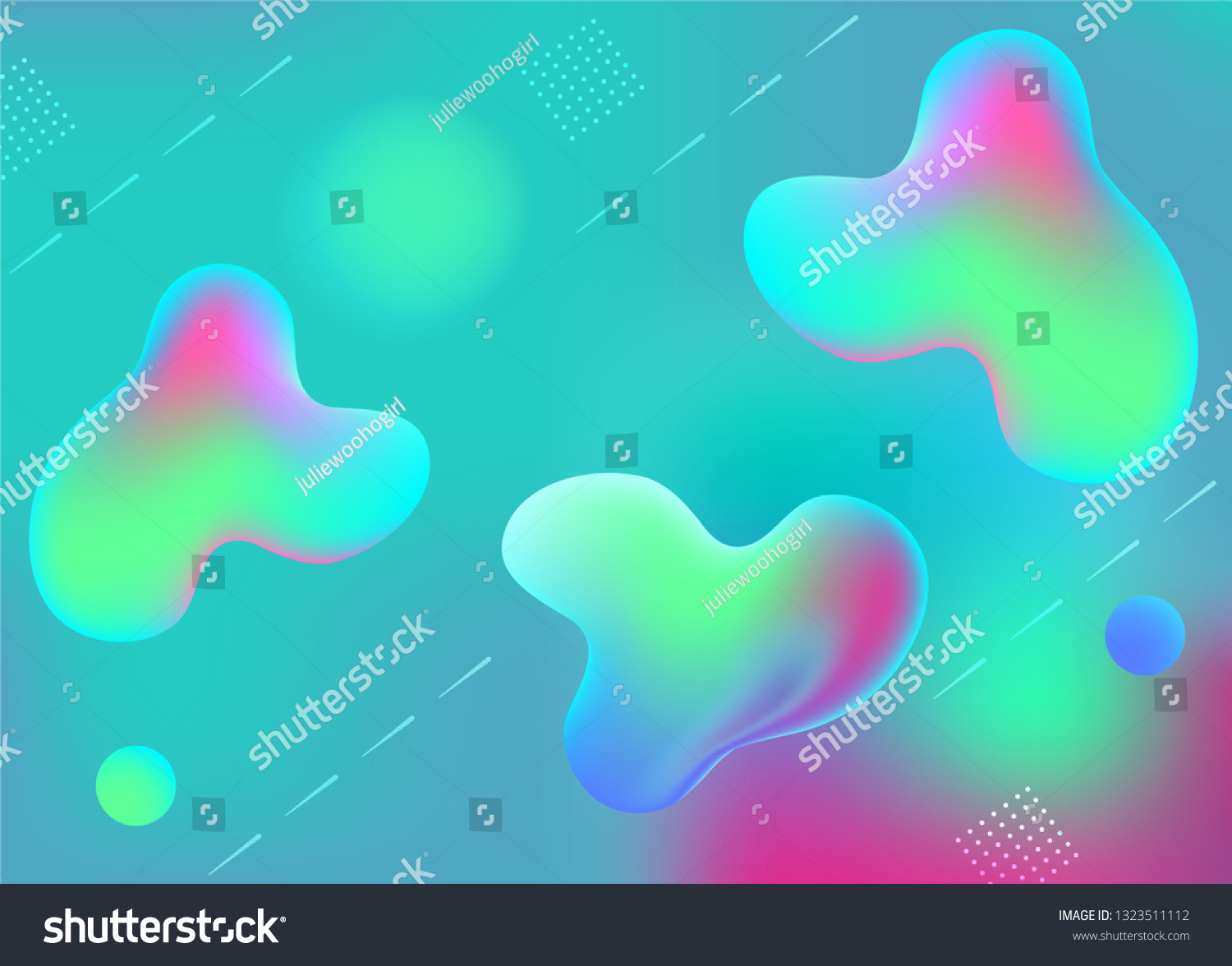 Acid Neon Abstract Backdrop: vector de stock (libre de regalías ...