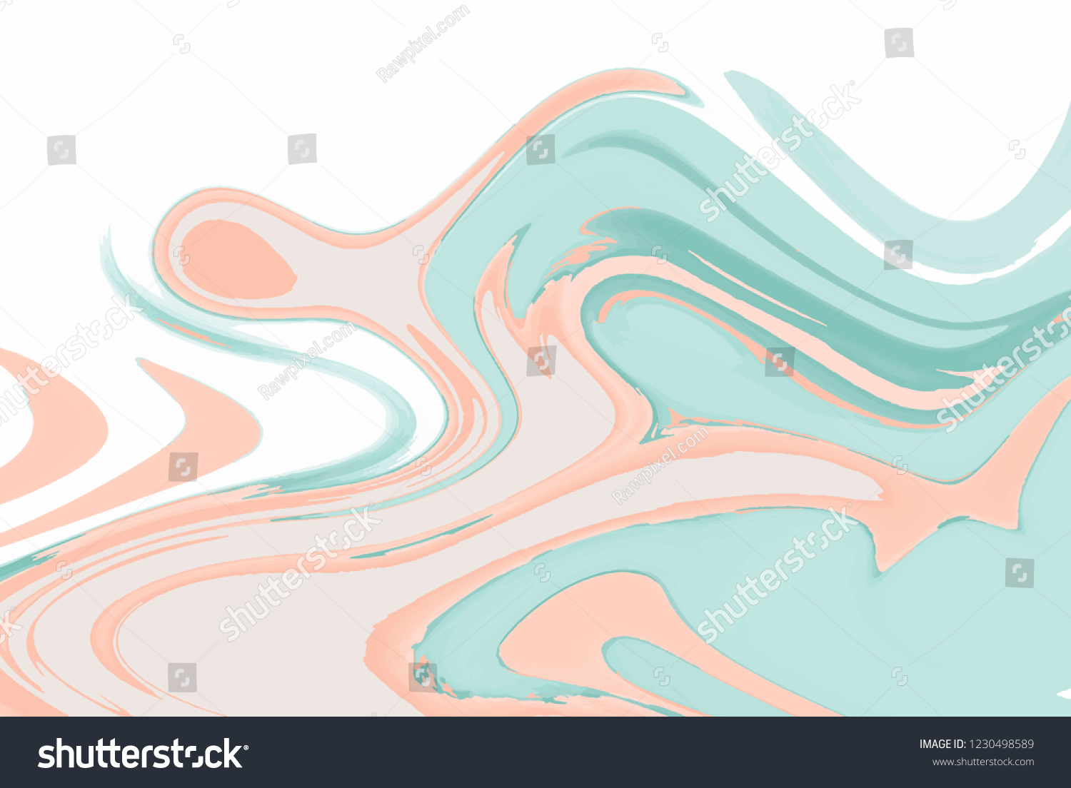 Acrylic Paint Pour Background Vector Stock Vector (Royalty Free ...