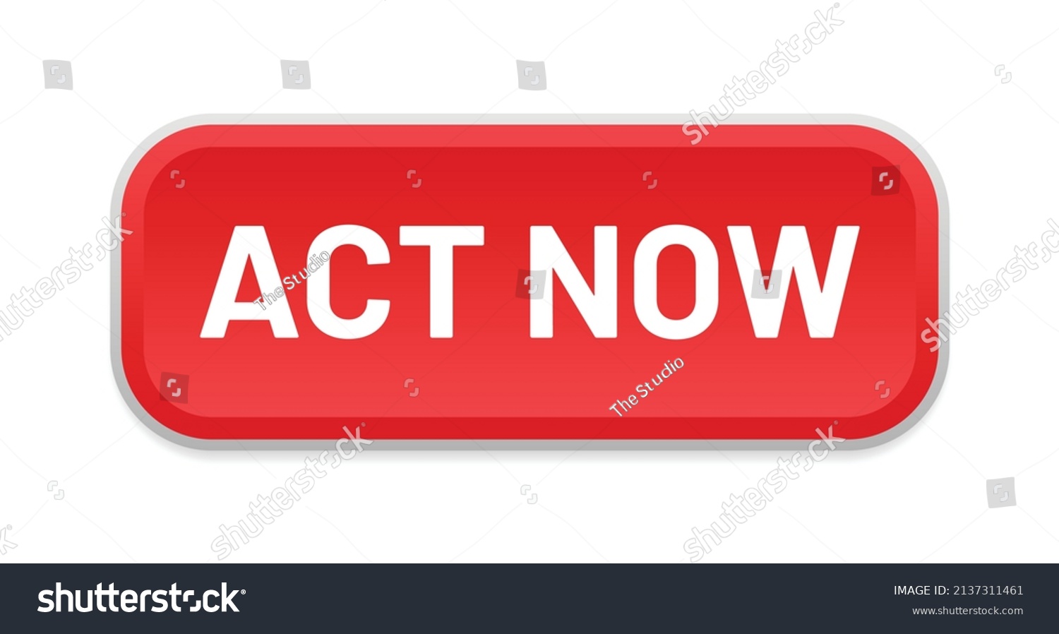 Act Now Button Graphic Design Stock Vector (Royalty Free) 2137311461 ...