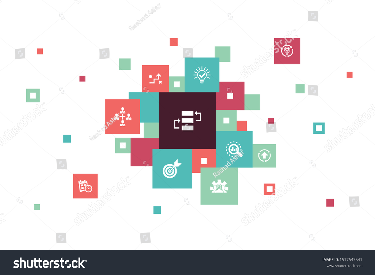 Action Plan Infographic 10 Steps Pixel: เวกเตอร์สต็อก (ปลอดค่าลิขสิทธิ์ ...