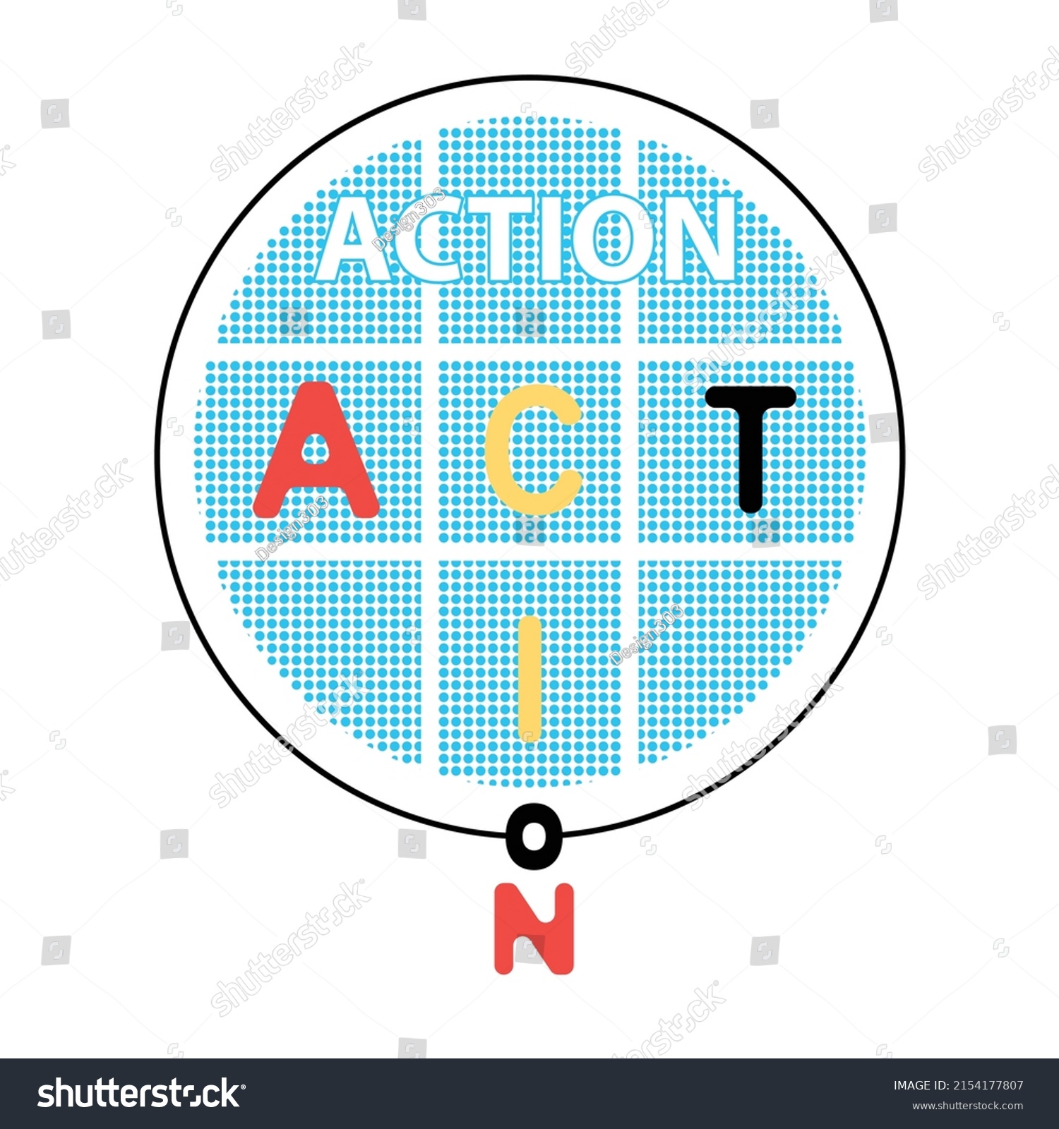 Action Premium Vector Illustration Text Graphic Stock Vector (Royalty ...