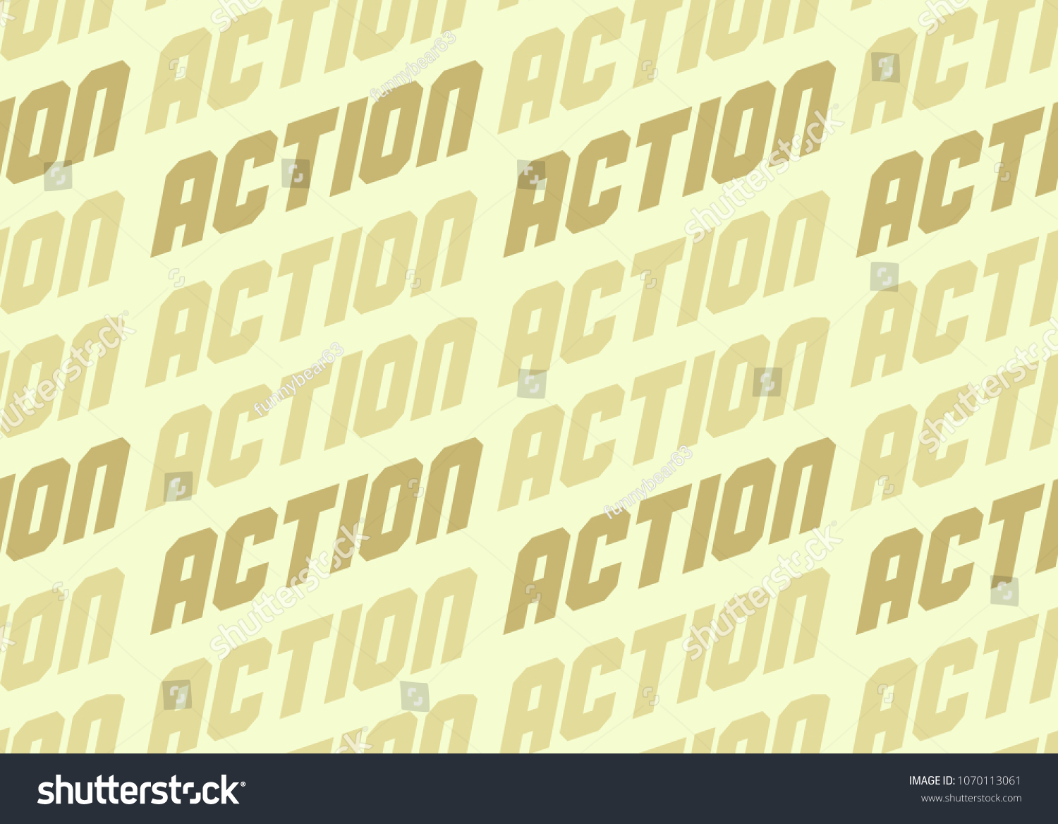 Action Typography Minimal Graphics Typography Pattern Stock Vector ...