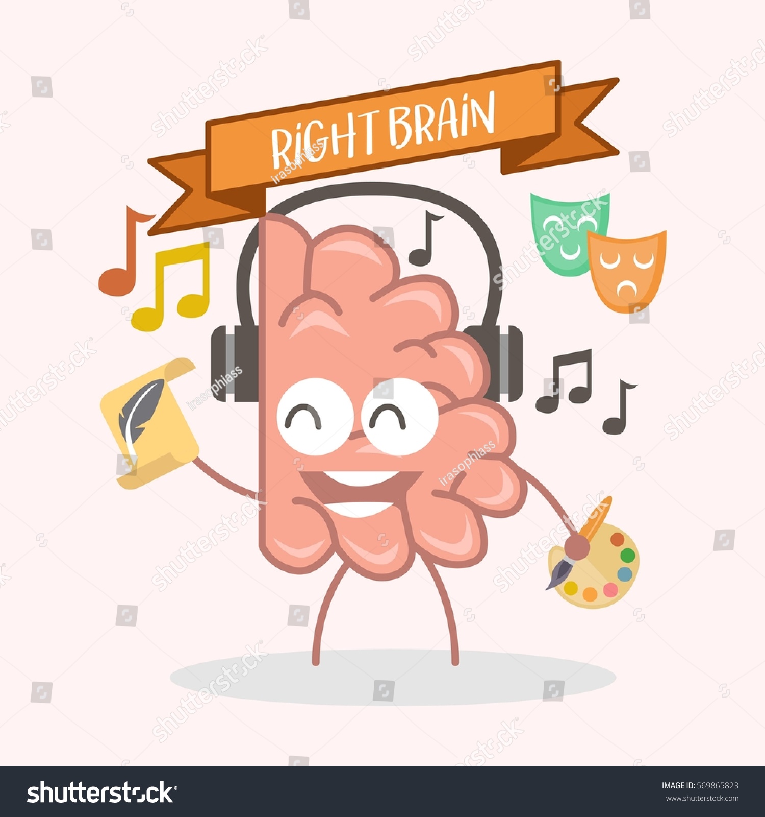 Activate Your Brain Poster Left Right Stock Vector (Royalty Free ... Activate Your Brain Poster Left Right Stock Vector (Royalty Free ...