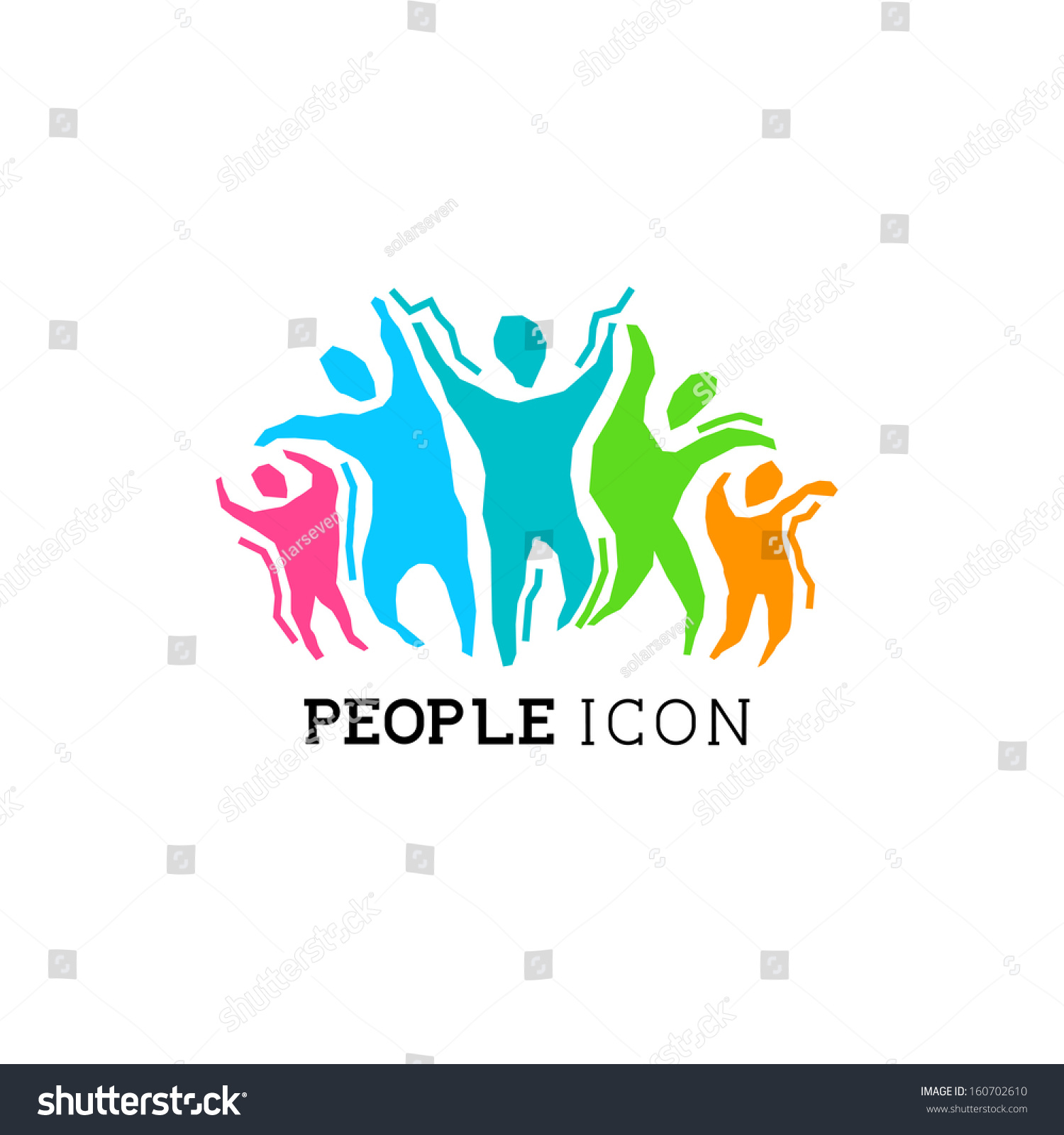 Active People Icon Vector Illustration Stock Vector (Royalty Free ...