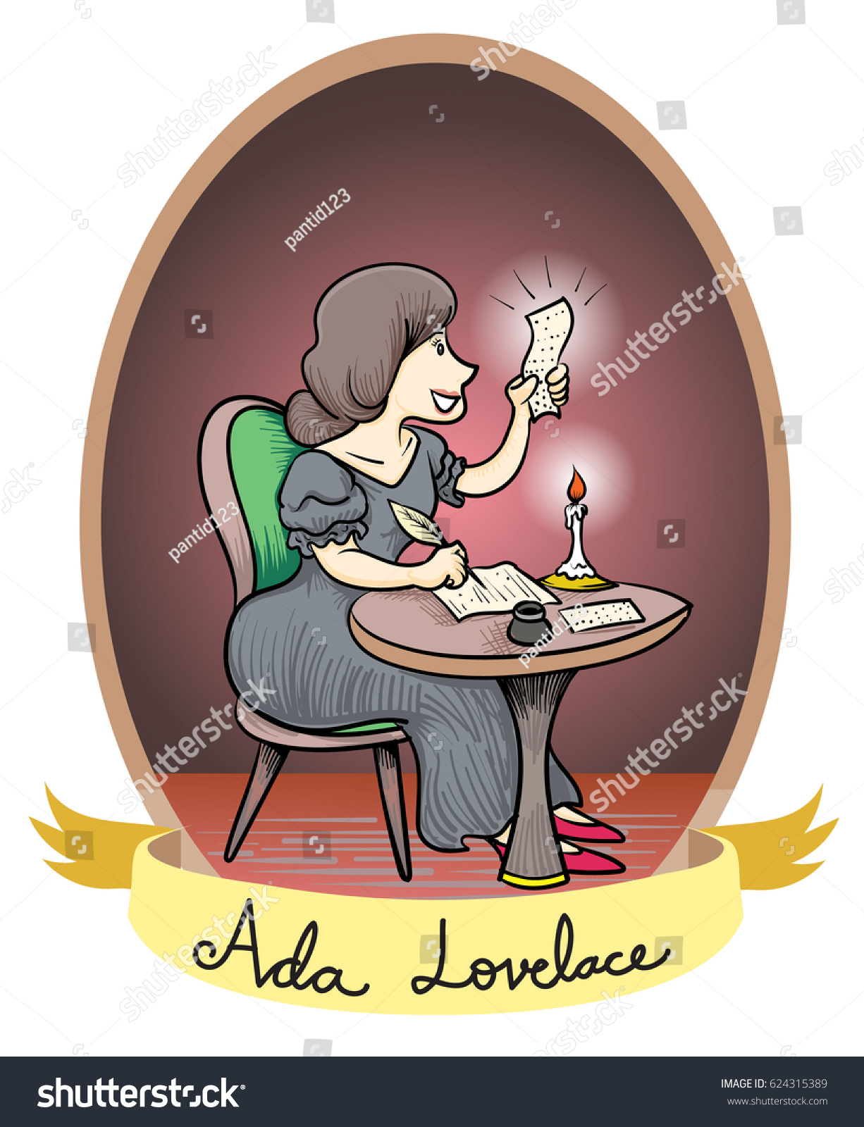 Ada Lovelace Vector Style Stock Vector (Royalty Free) 624315389 ... Ada Lovelace Vector Style Stock Vector (Royalty Free) 624315389 ...