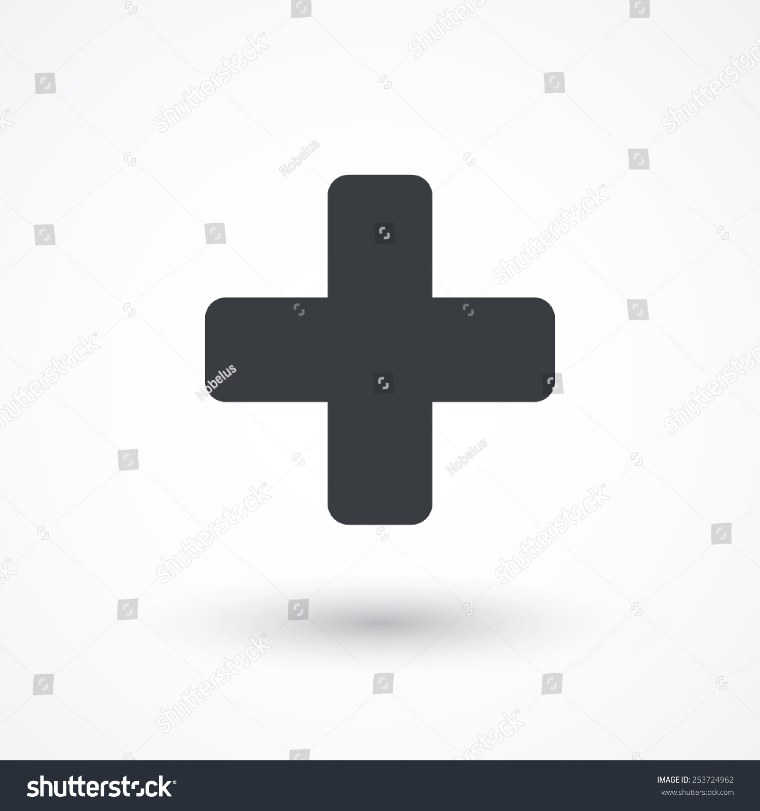 Add Plus Icon Addition Sign 스톡 벡터(사용료 없음) 253724962 - Shutterstock