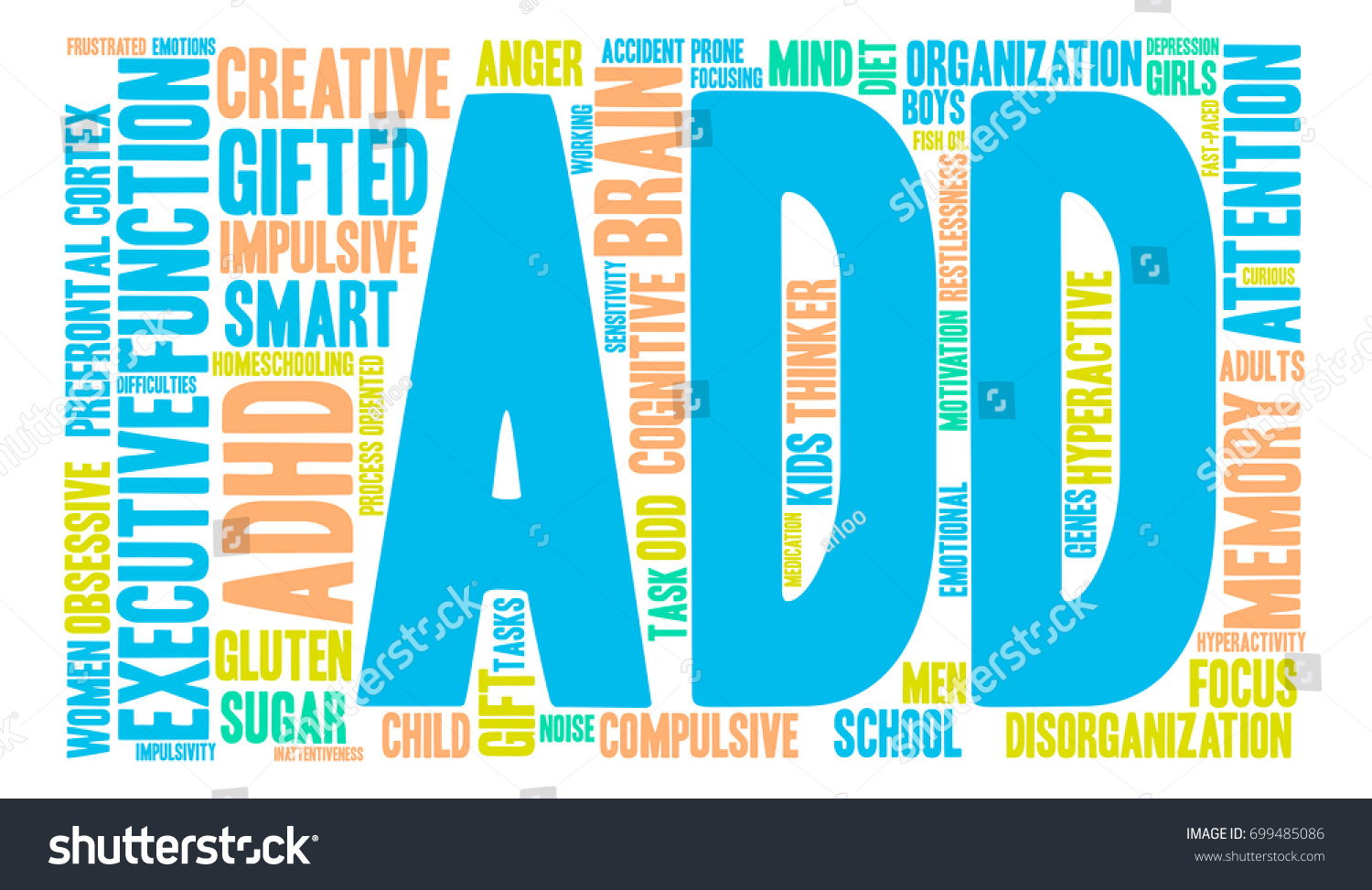 Add Word Cloud On White Background Stock Vector (Royalty Free ...