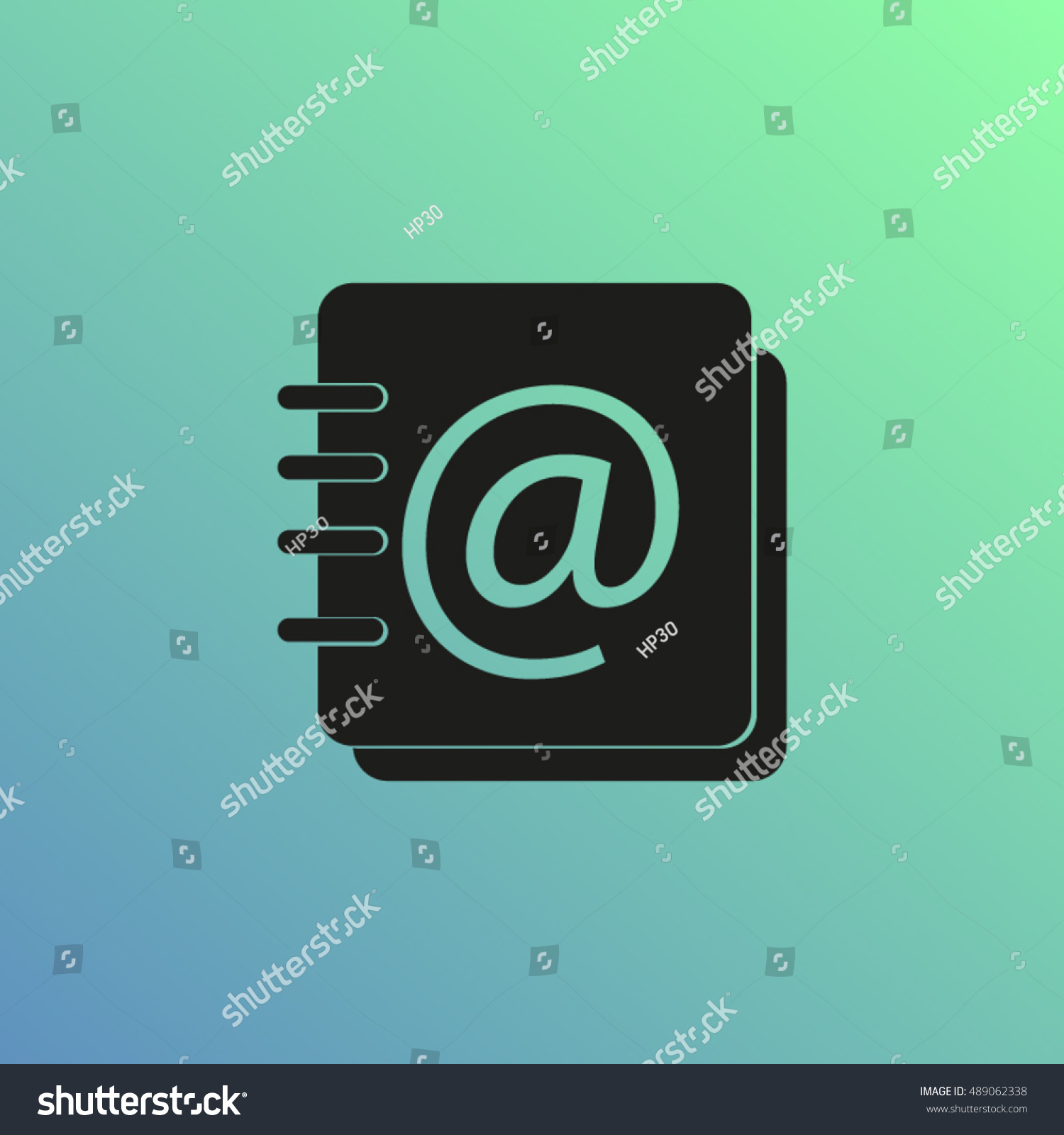 Address Book Icon Stock Vector (Royalty Free) 489062338 | Shutterstock
