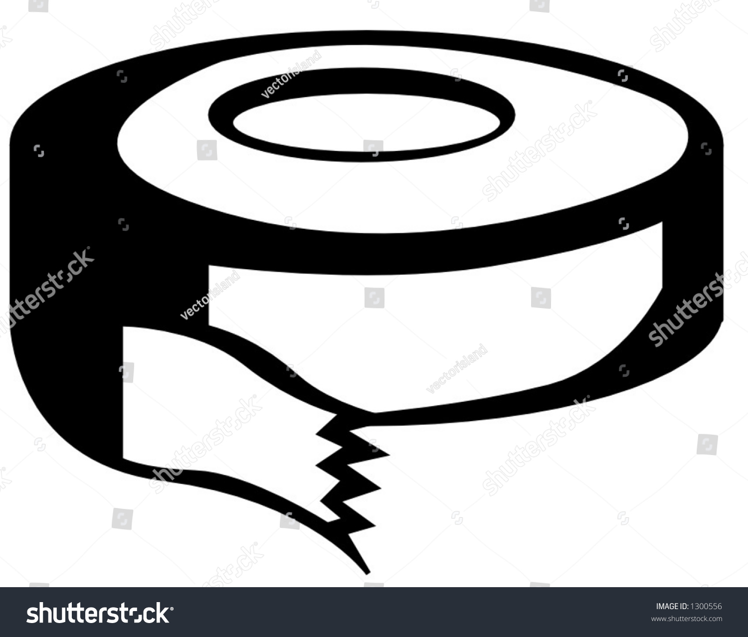 Adhesive Tape Roll Stock Vector (Royalty Free) 1300556 | Shutterstock
