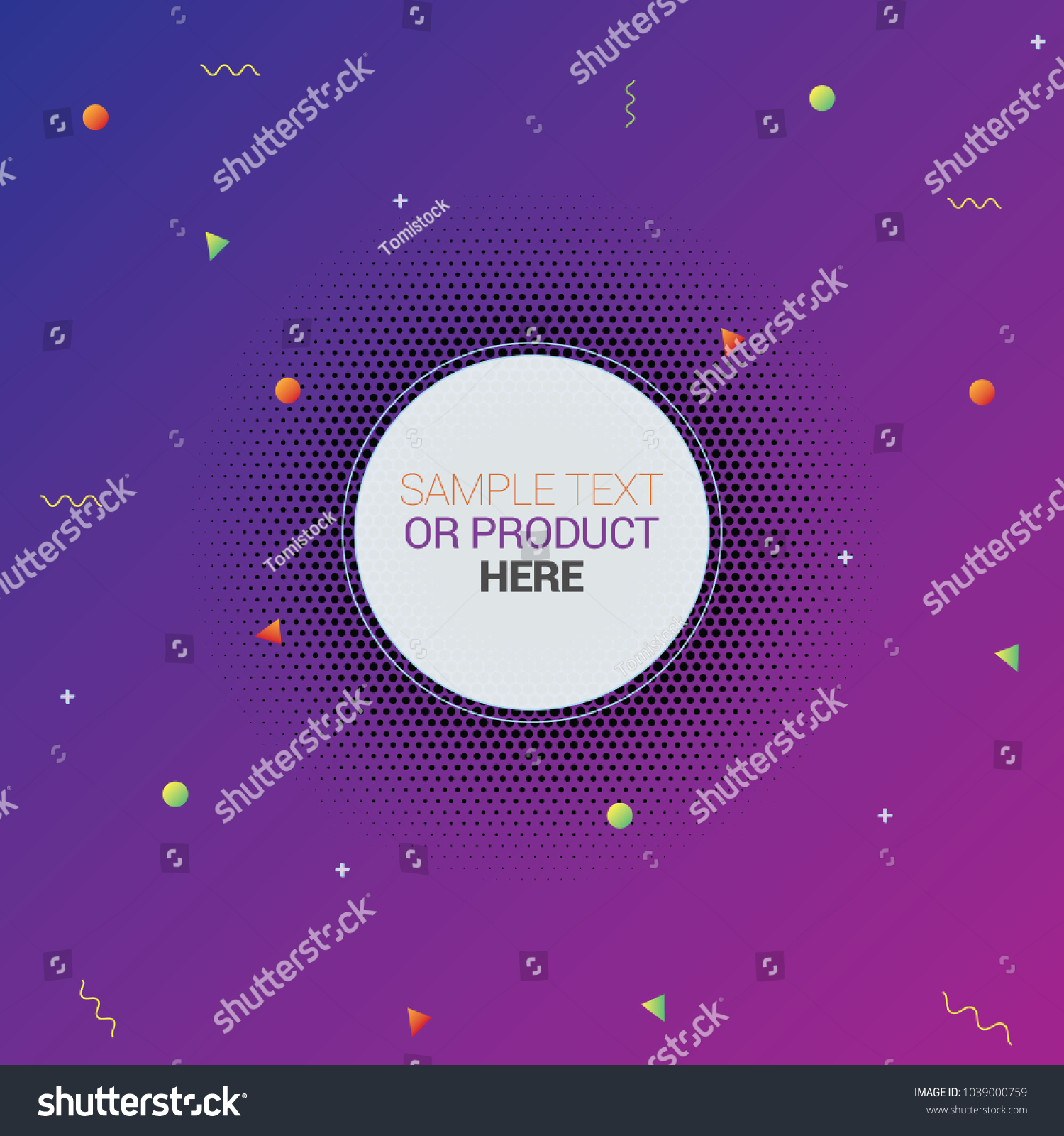 Advertisement Banner Background Stock Vector (Royalty Free) 1039000759 ...