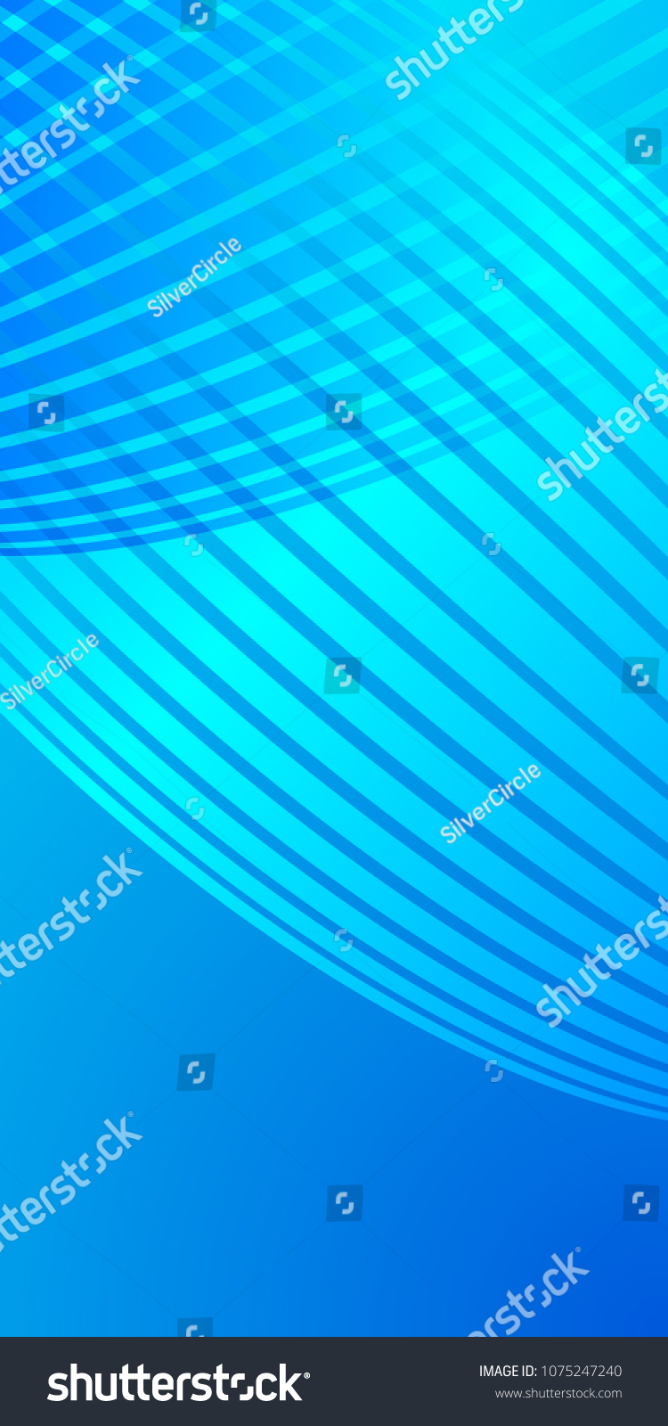 Advertisement Flyer Design Elements Blue Gradient Stock Vector (Royalty ...
