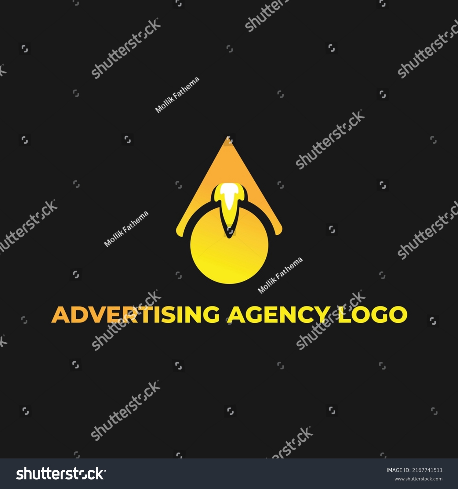 Advertising Agency Vector Logo Templete Stock Vector (Royalty Free ...