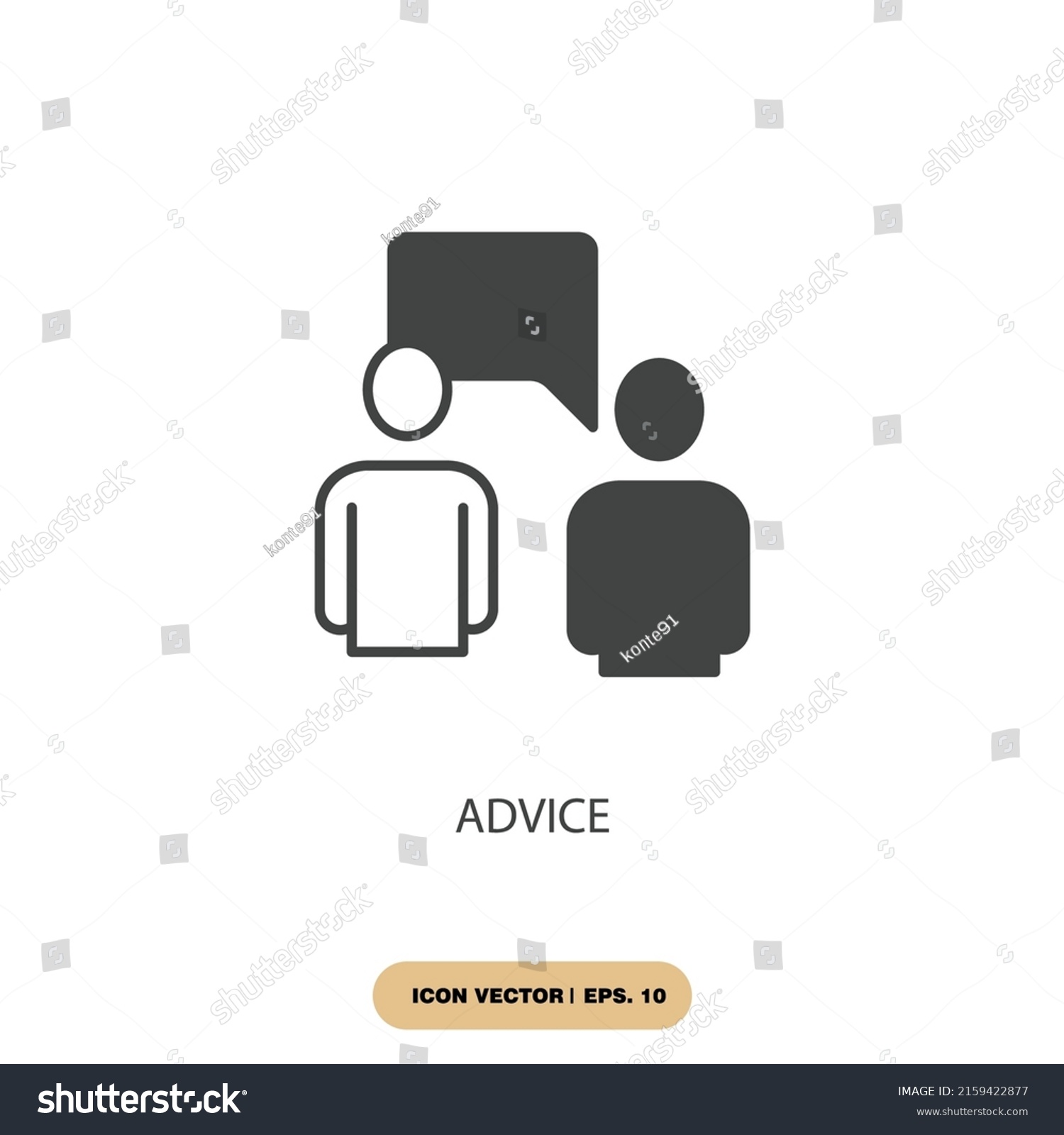 Advice Icons Symbol Vector Elements Infographic Stock Vector (Royalty ...