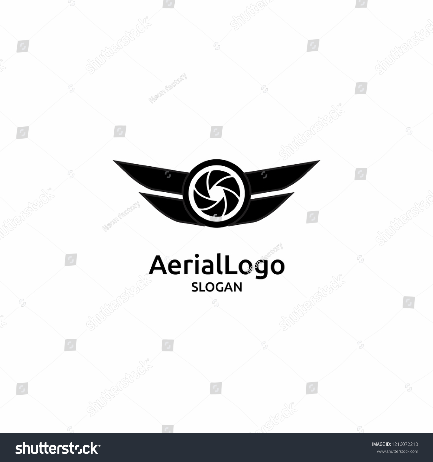Aerial Logo Icon Designs Vector Stock Vector (Royalty Free) 1216072210 ...
